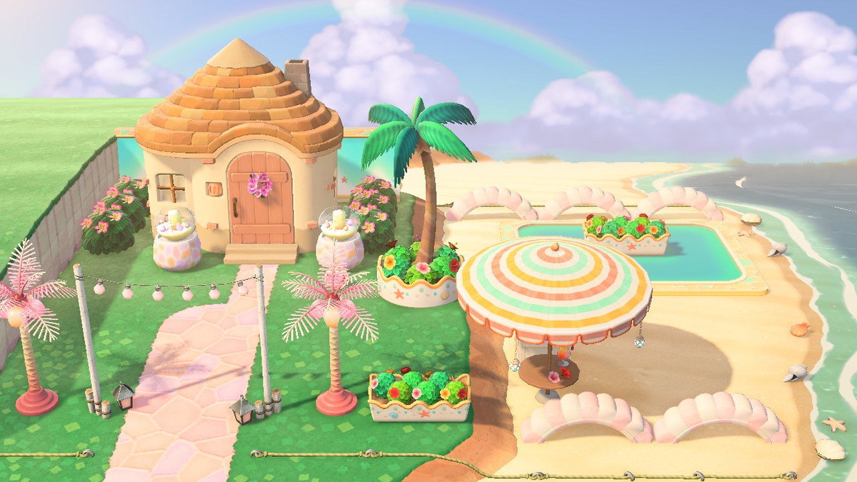 Pretty Plaza Panic Fencing Mod for Animal Crossing: New Horizons | ACNH ...