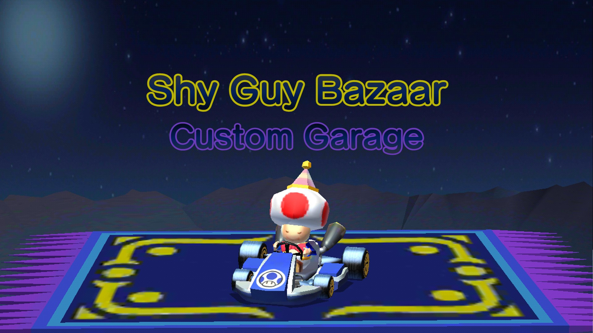 Shy Guy Bazaar-style Garage Mod for Mario Kart 7 | MK7 Mods