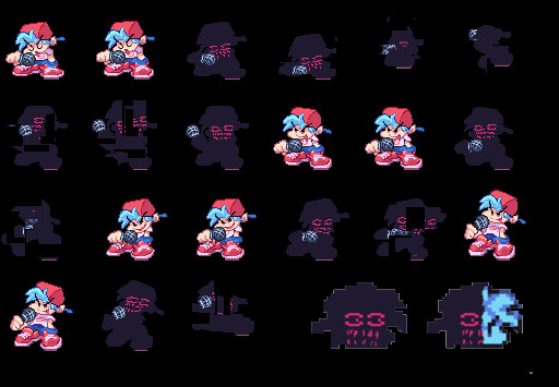 Pixel corrupted bf Mod for Friday Night Funkin' | FNF Mods