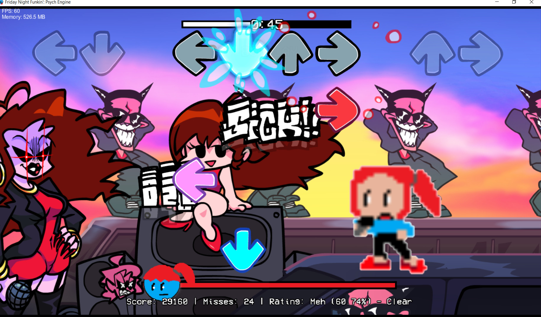 James and Sakuya Over Boyfriend Mod for Friday Night Funkin' | FNF Mods