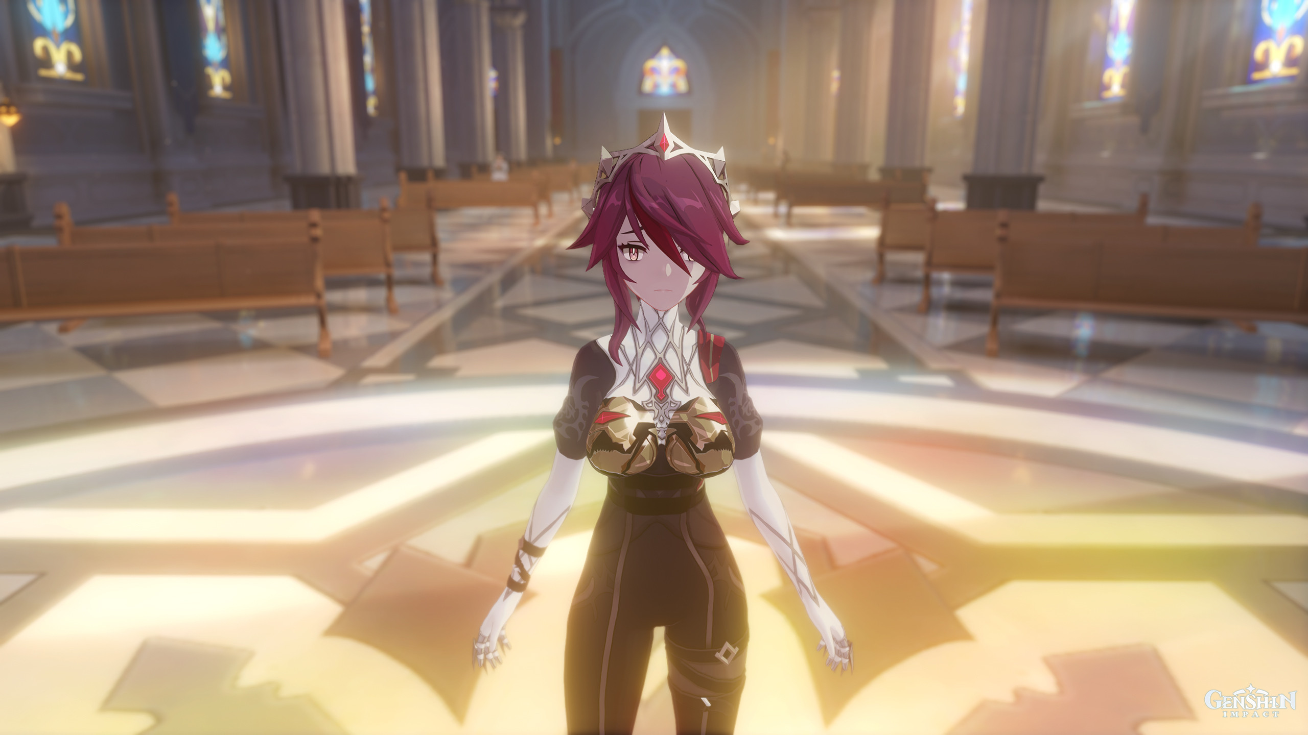 Simple Rosaria CN Ver (Pre v1.2) and Variations Mod for Genshin Impact ...