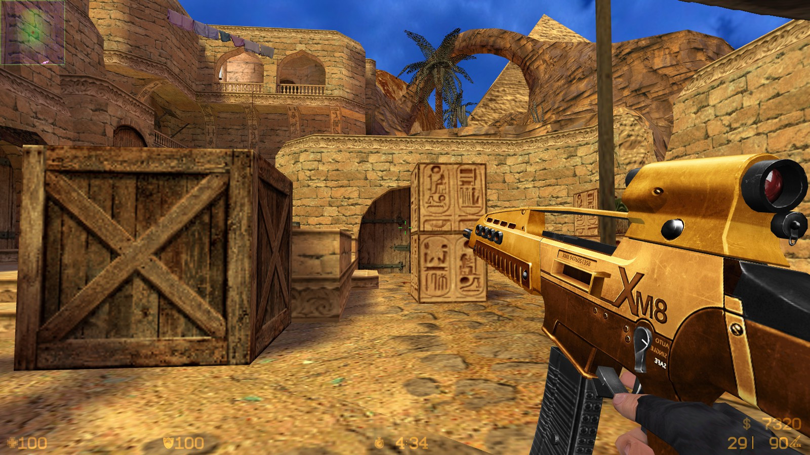 XM8 Golden Mod for Counter-Strike 1.6 | CS1.6 Mods