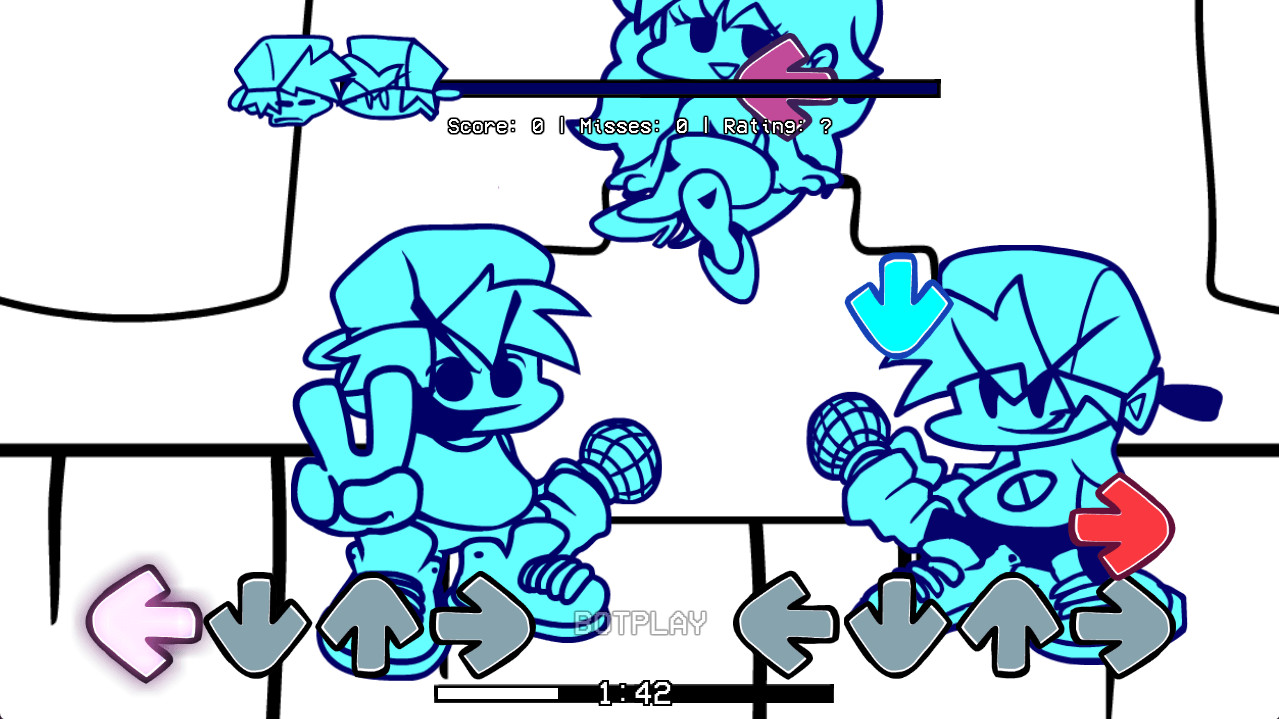 FNF Vs. Proto BF Redrawn Mod for Friday Night Funkin' | FNF Mods
