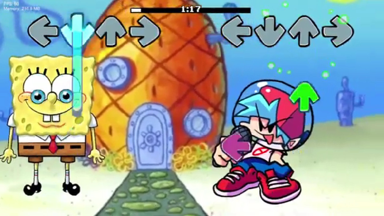 Goober/Spongebob Oneshot (OurpleBearMix Can Build) Mod for Friday Night ...