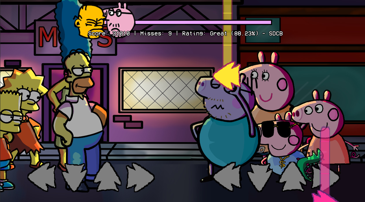 [Family Rivals] Simpsons Vs la familia de peppa Mod for Friday Night ...