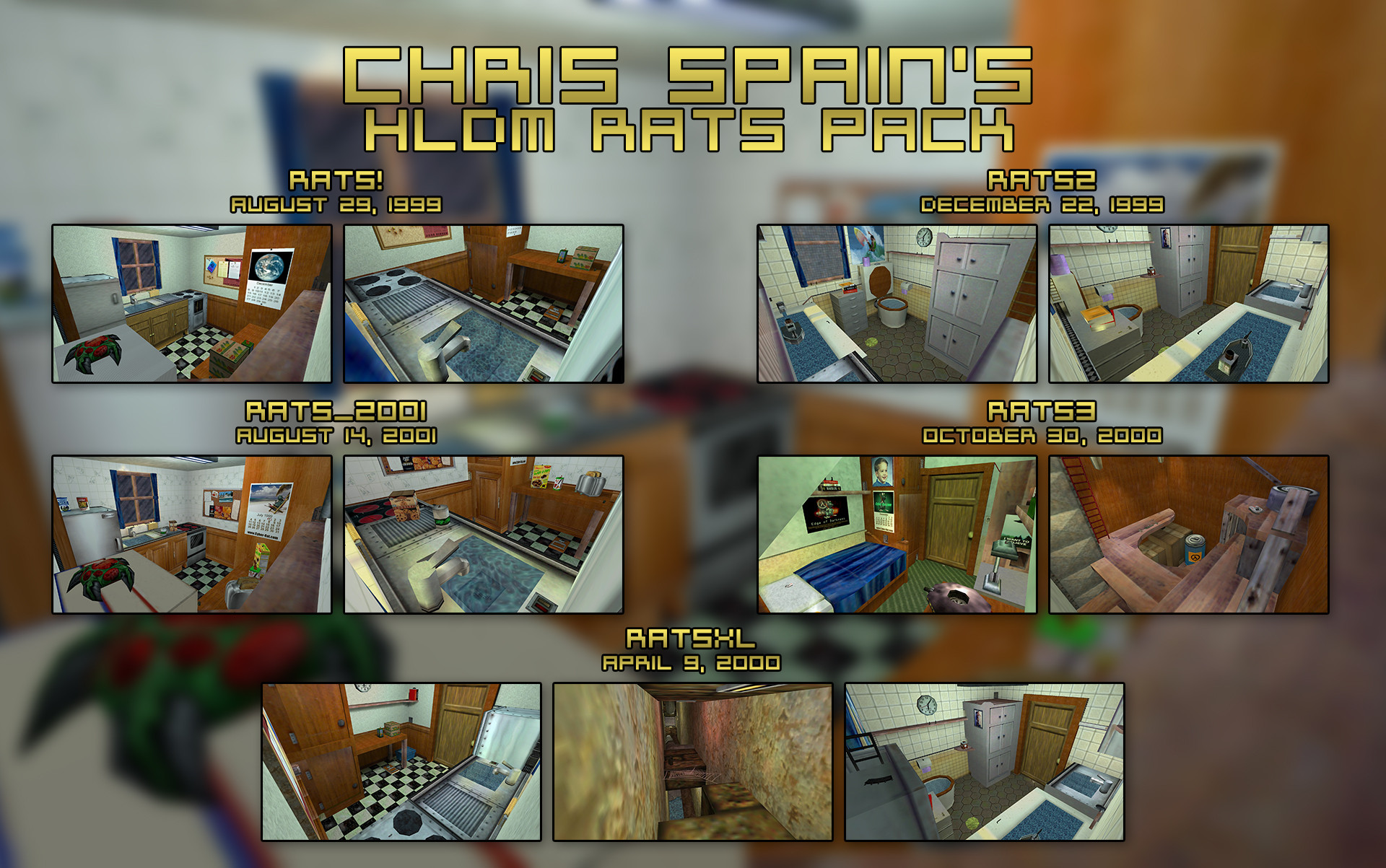 Chris Spain's HLDM Rats Pack Mod for Half-Life | HL Mods
