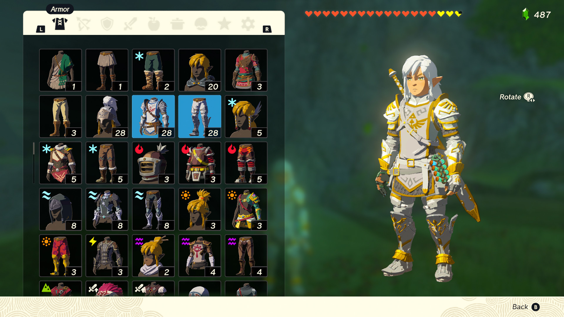 Celestial Soldier Armor Mod for The Legend of Zelda: Tears of the ...