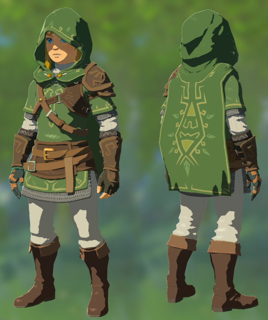 Matching Hylian Hood Mod for The Legend of Zelda: Tears of the Kingdom ...