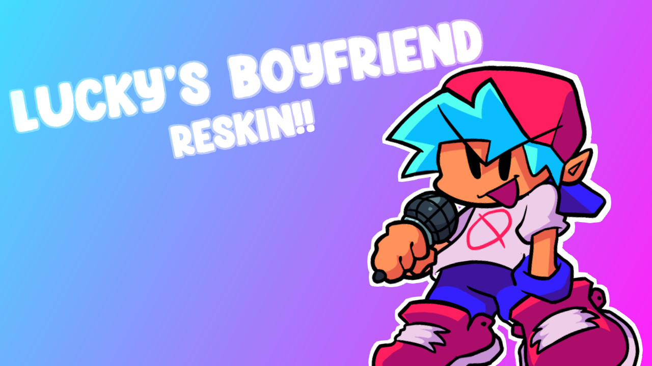 Lucky's Boyfriend Reskin! (V1) Mod for Friday Night Funkin' | FNF Mods