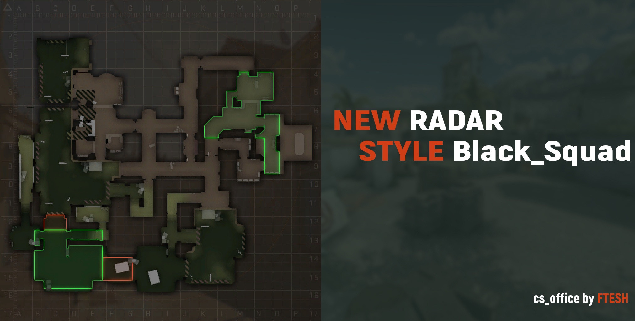 New radar for cs_office map Mod for Counter-Strike: Source | CS:S Mods