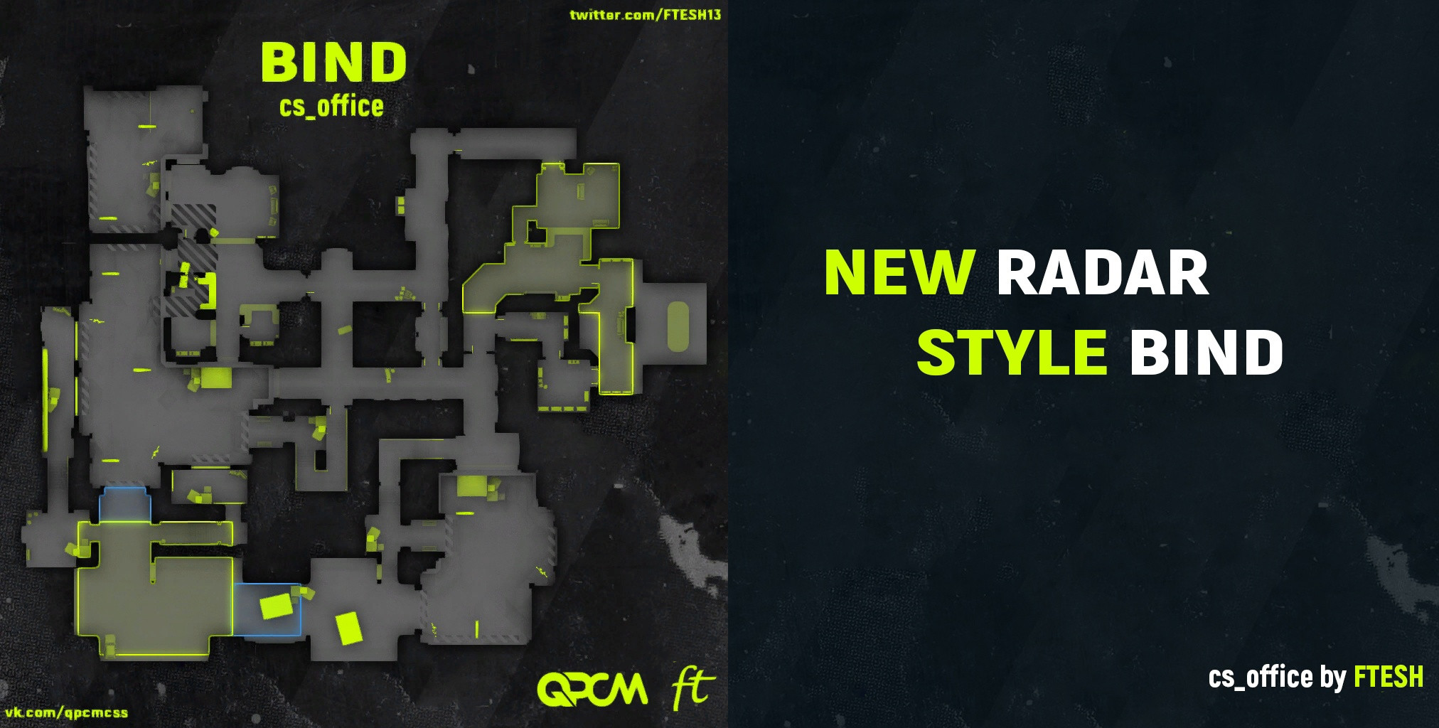 New radar for cs_office map Mod for Counter-Strike: Source | CS:S Mods