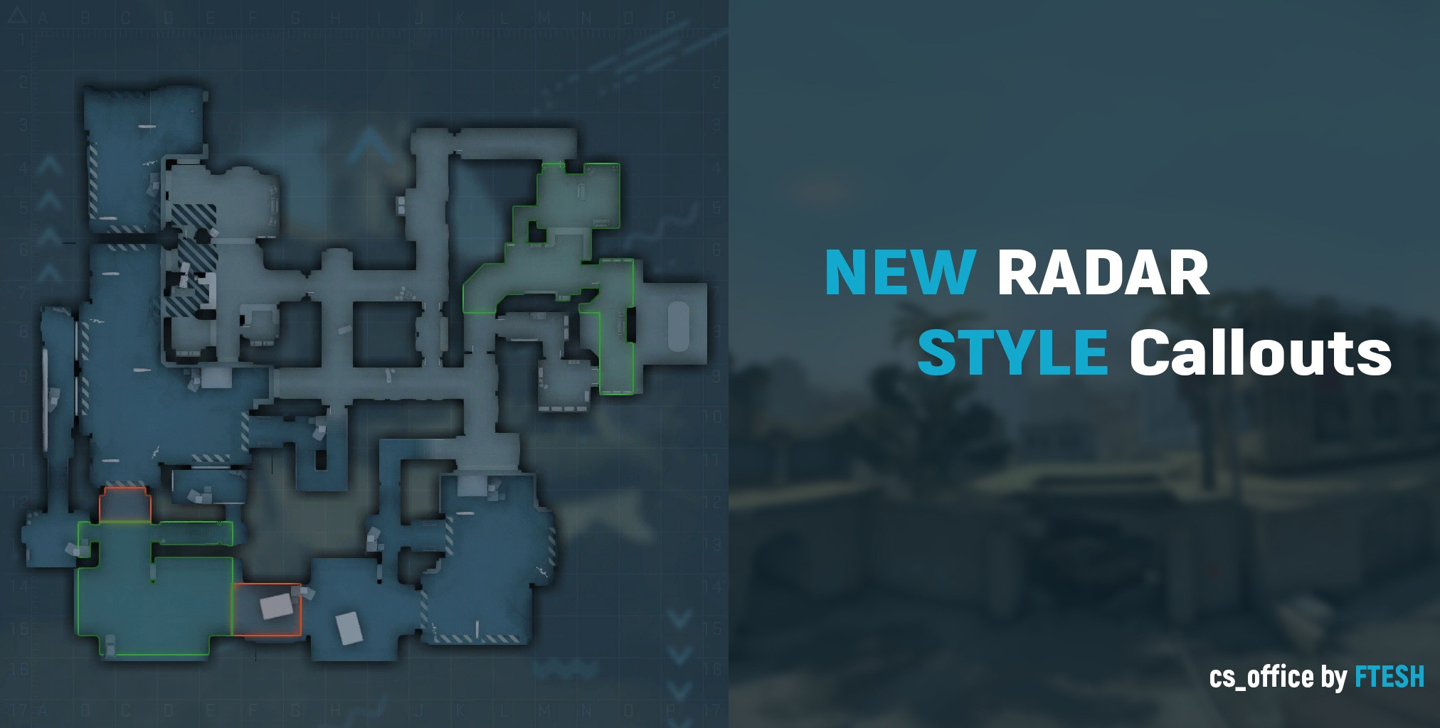 New radar for cs_office map Mod for Counter-Strike: Source | CS:S Mods