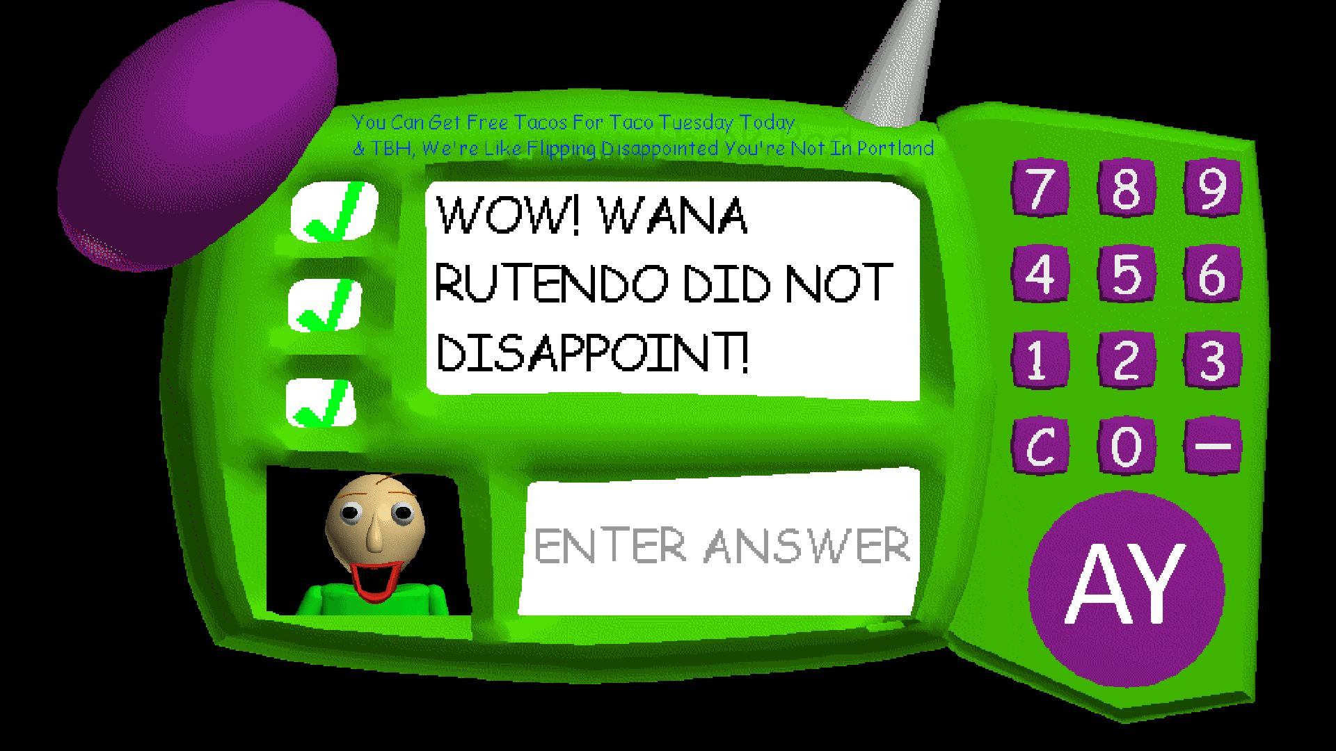 Baldi's Basics but AI generated Mod for Baldi's Basics | Baldi Mods