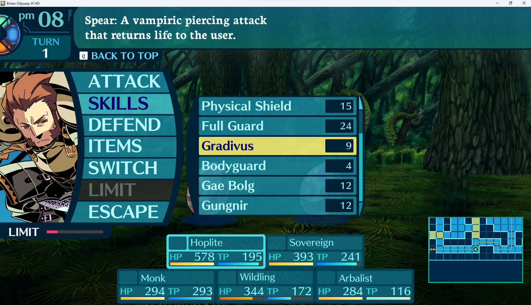 EO3 HD Balance Patch Mod for Etrian Odyssey III HD | EO3HD Mods