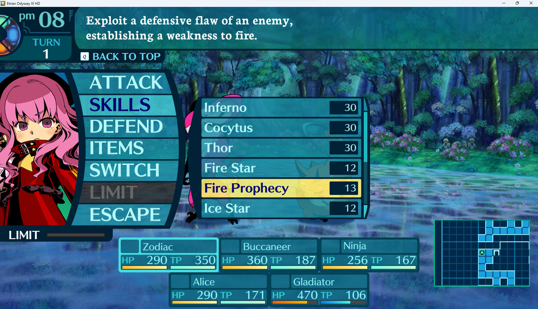 EO3 HD Balance Patch Mod for Etrian Odyssey III HD | EO3HD Mods