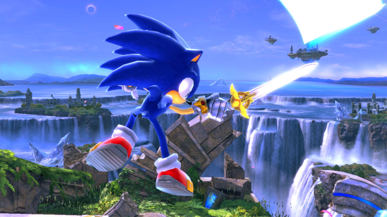 Sonic & Caliburn over Chrom Mod for Super Smash Bros. Ultimate | SSBU Mods