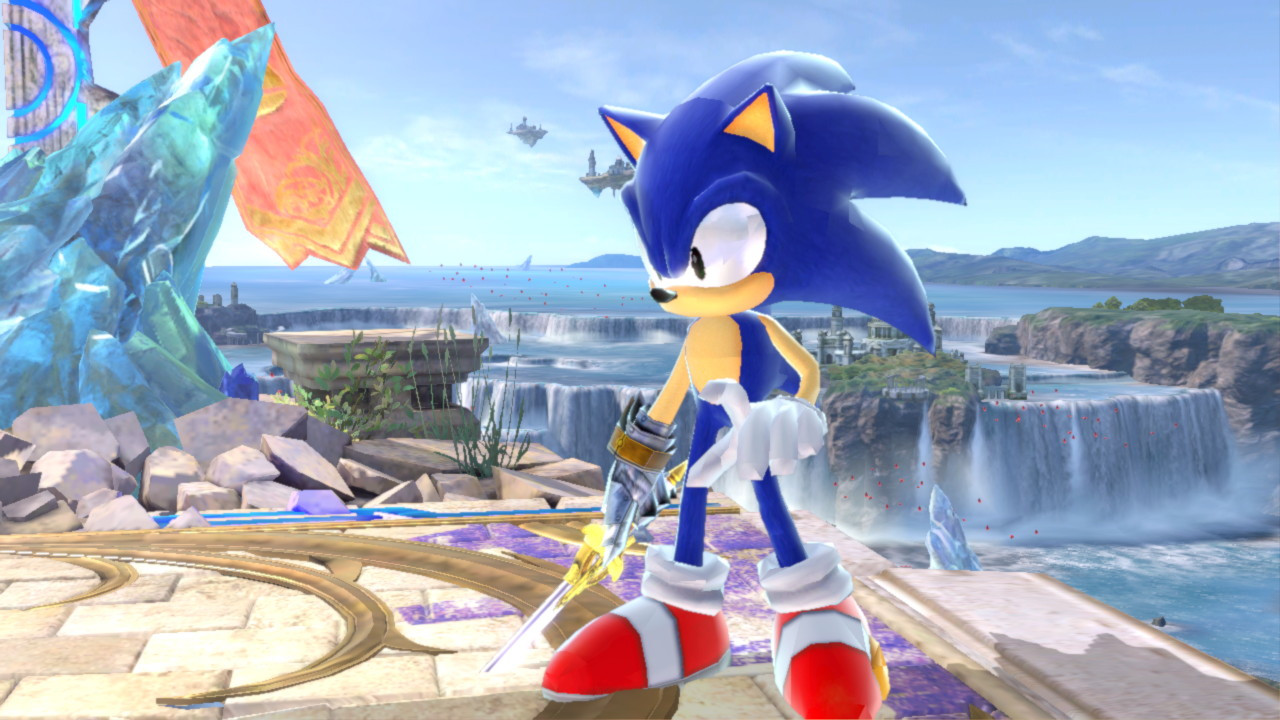 Sonic & Caliburn over Chrom Mod for Super Smash Bros. Ultimate | SSBU Mods