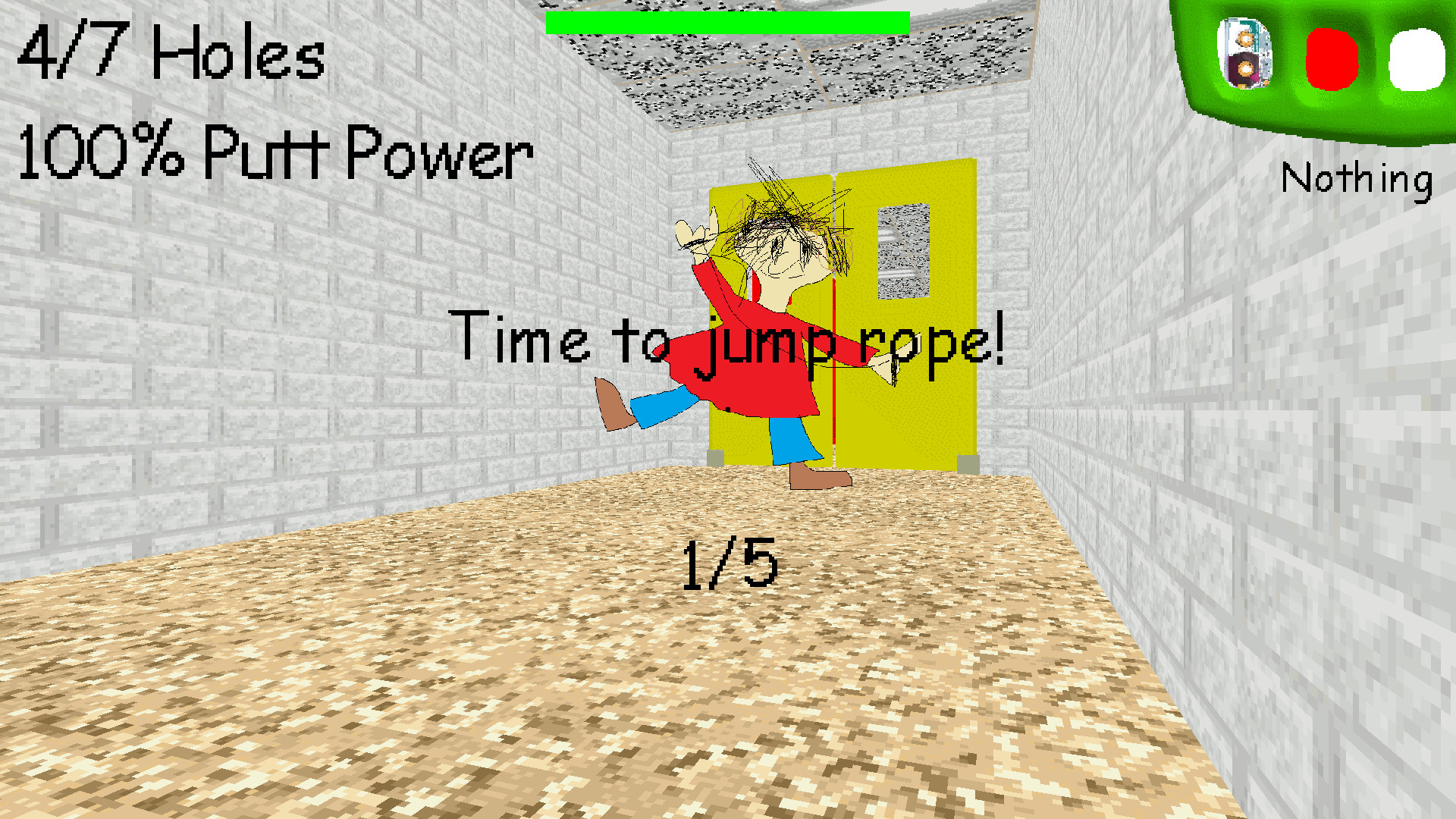 Baldi but Golf Mod for Baldi's Basics | Baldi Mods