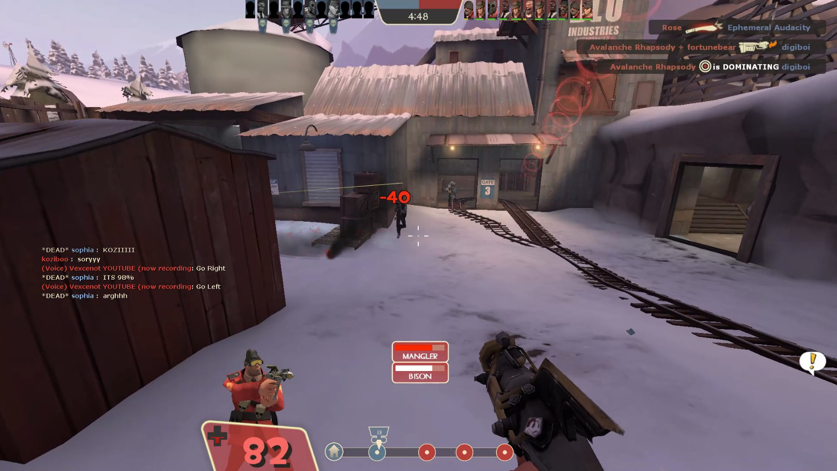 Middle Mann Centered Default HUD [Team Fortress 2] [Mods]