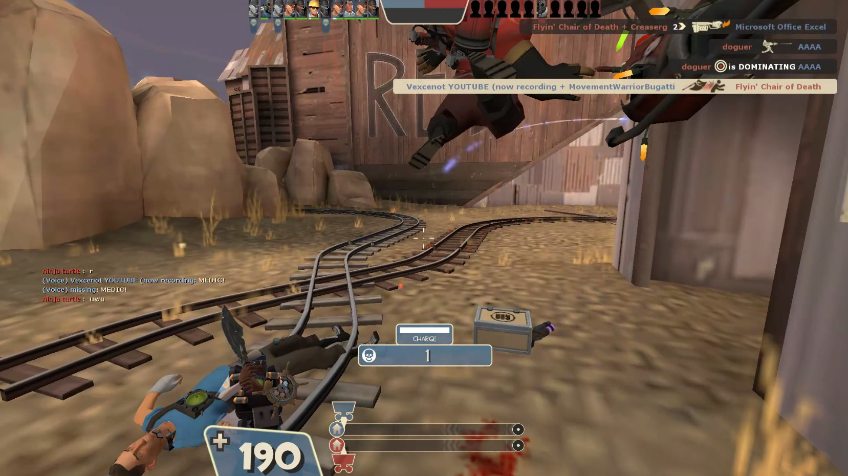 Middle Mann Centered Default HUD [Team Fortress 2] [Mods]