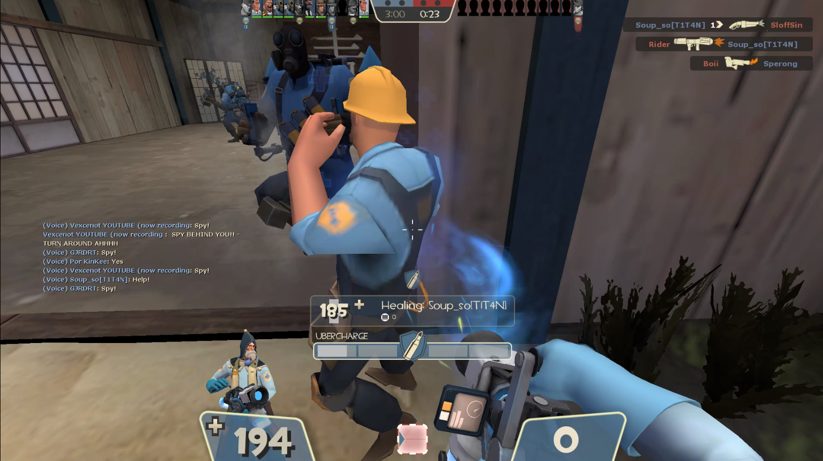 Middle Mann Centered Default HUD [Team Fortress 2] [Mods]
