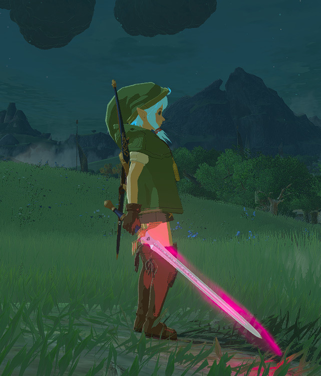 Pink Master Sword Glow Mod for The Legend of Zelda: Breath of the Wild ...