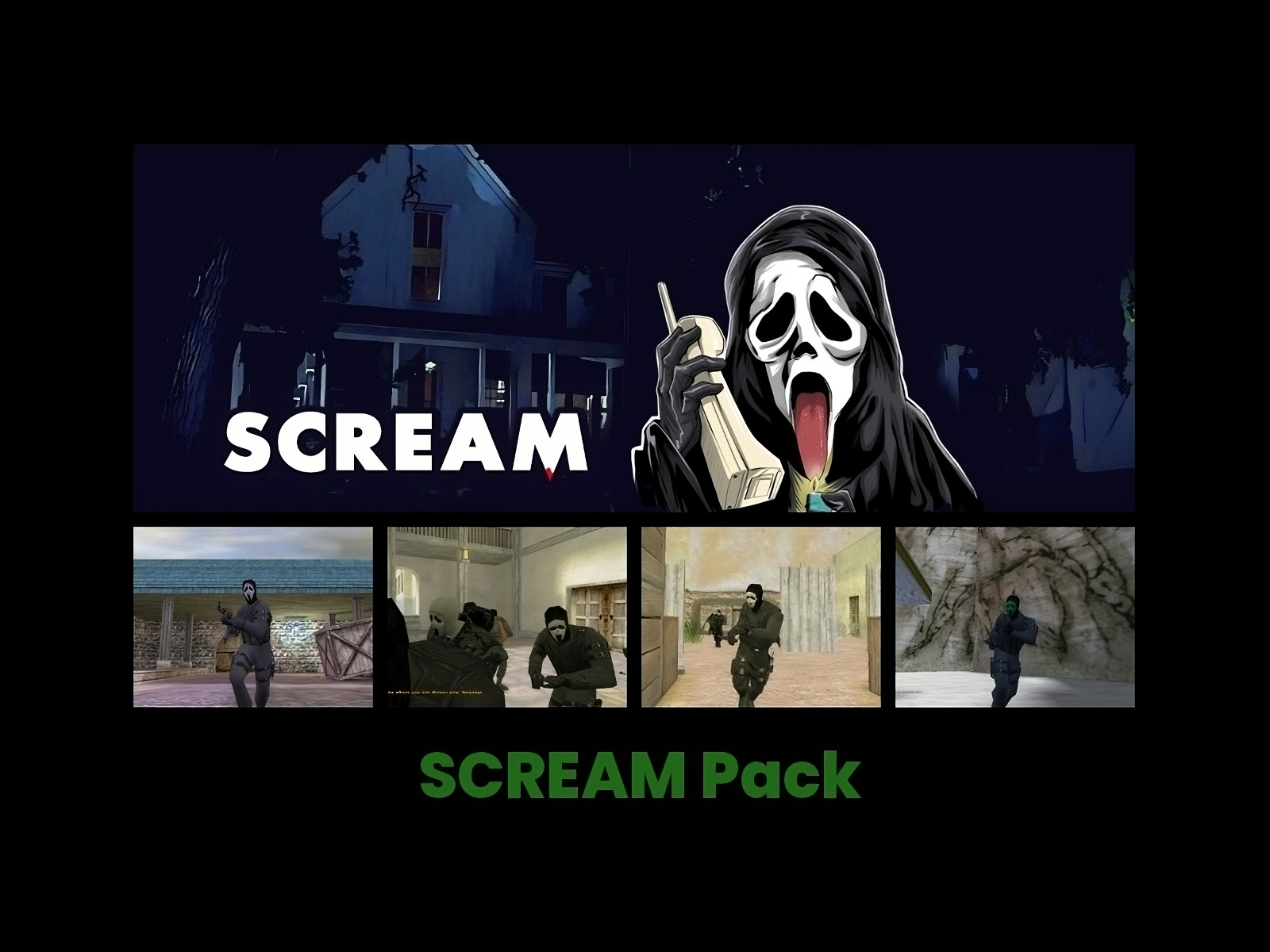Scream Pack Mod for Counter-Strike 1.6 | CS1.6 Mods