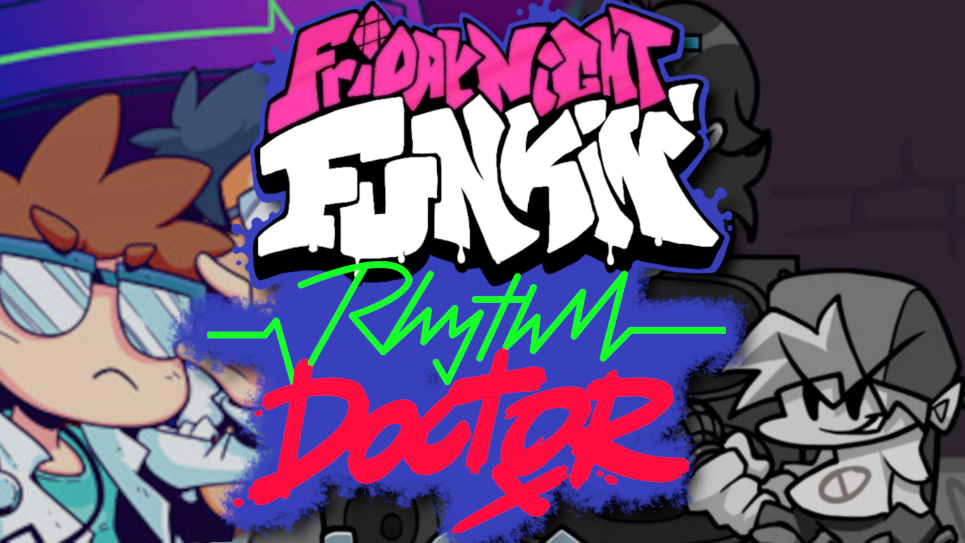 Rhythm Doctor but in FNF (Demo) [Friday Night Funkin'] [Mods]