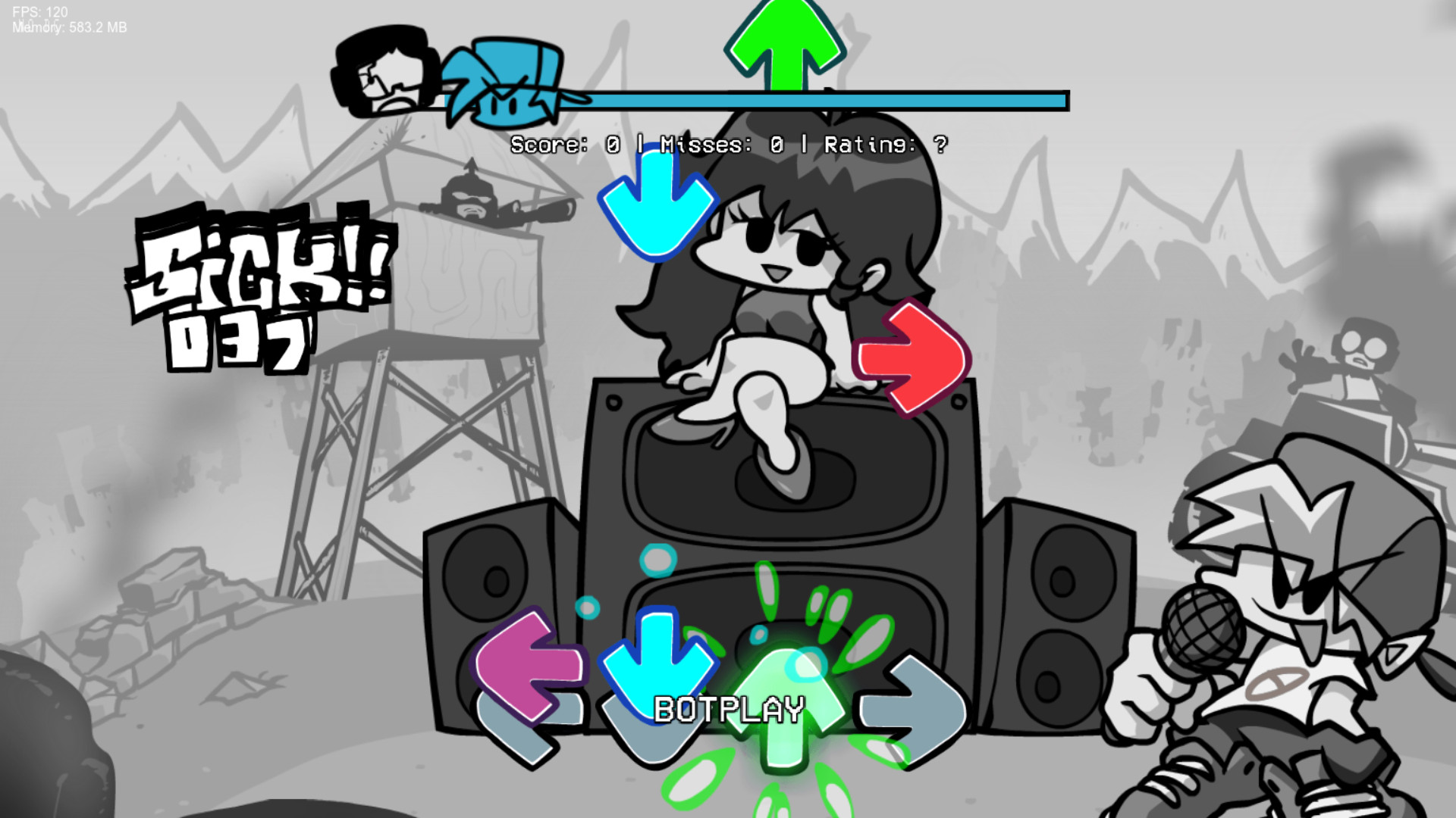 Rhythm Doctor but in FNF (Demo) [Friday Night Funkin'] [Mods]