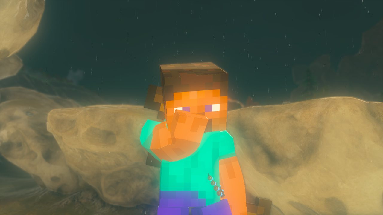 Minecraft Steve Armor Mod for The Legend of Zelda: Tears of the Kingdom ...
