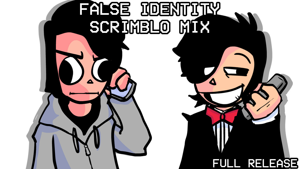 FALSE IDENTITY SCRIMBLO MIX Mod for Friday Night Funkin' | FNF Mods