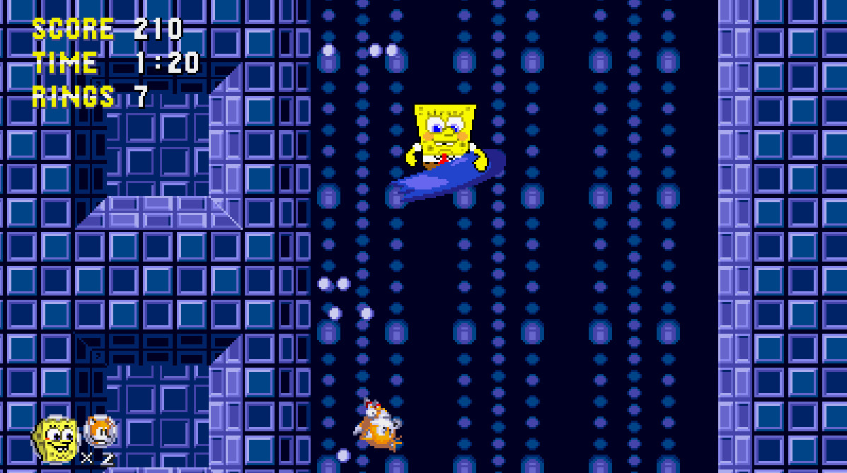 SpongeBob Triple Trouble 16-Bit Mod for Sonic Triple Trouble 16 bit ...