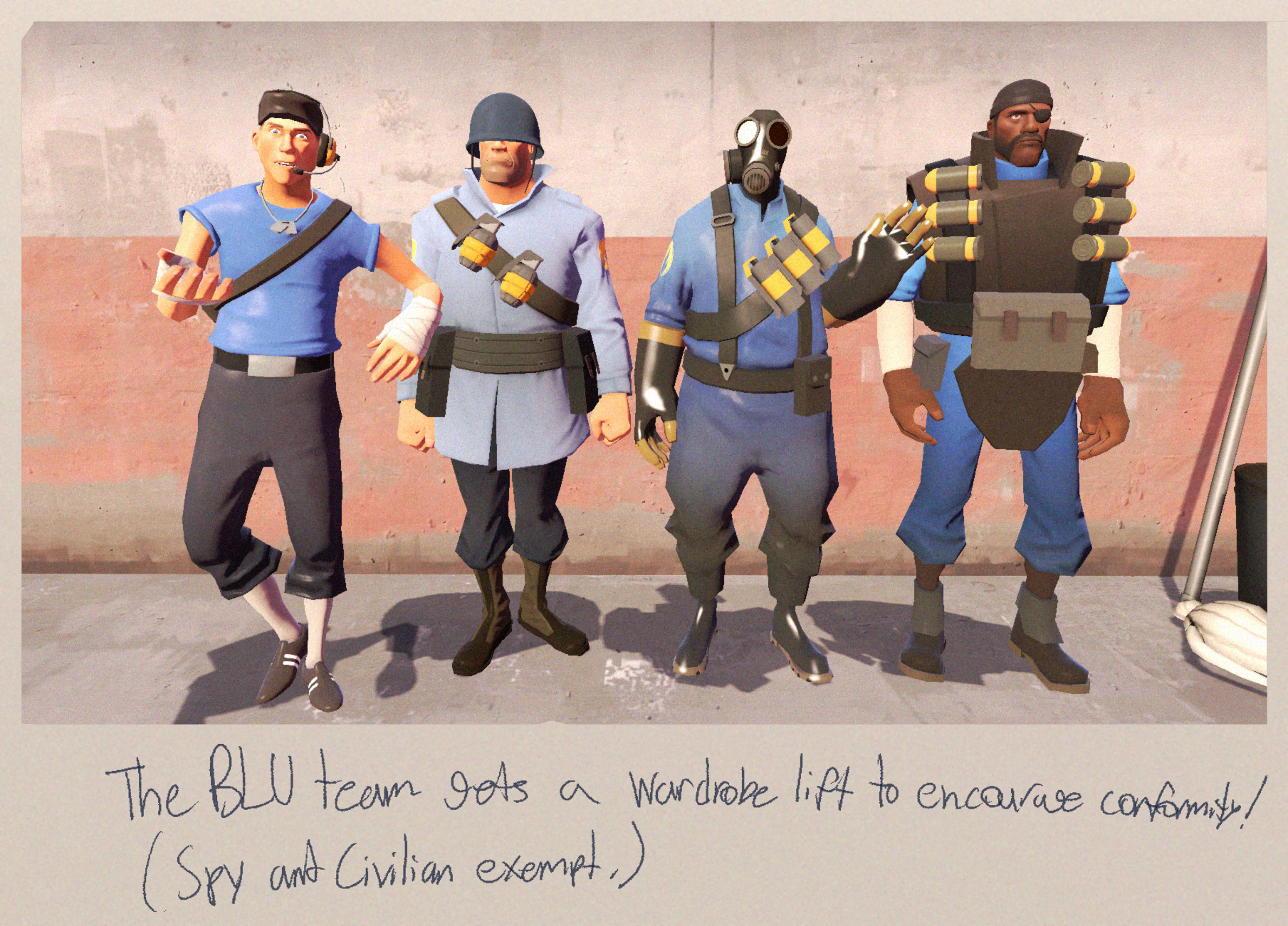 Hue24 - BLU Team Recolor Mod for Team Fortress 2 Classic | TF2Classic Mods