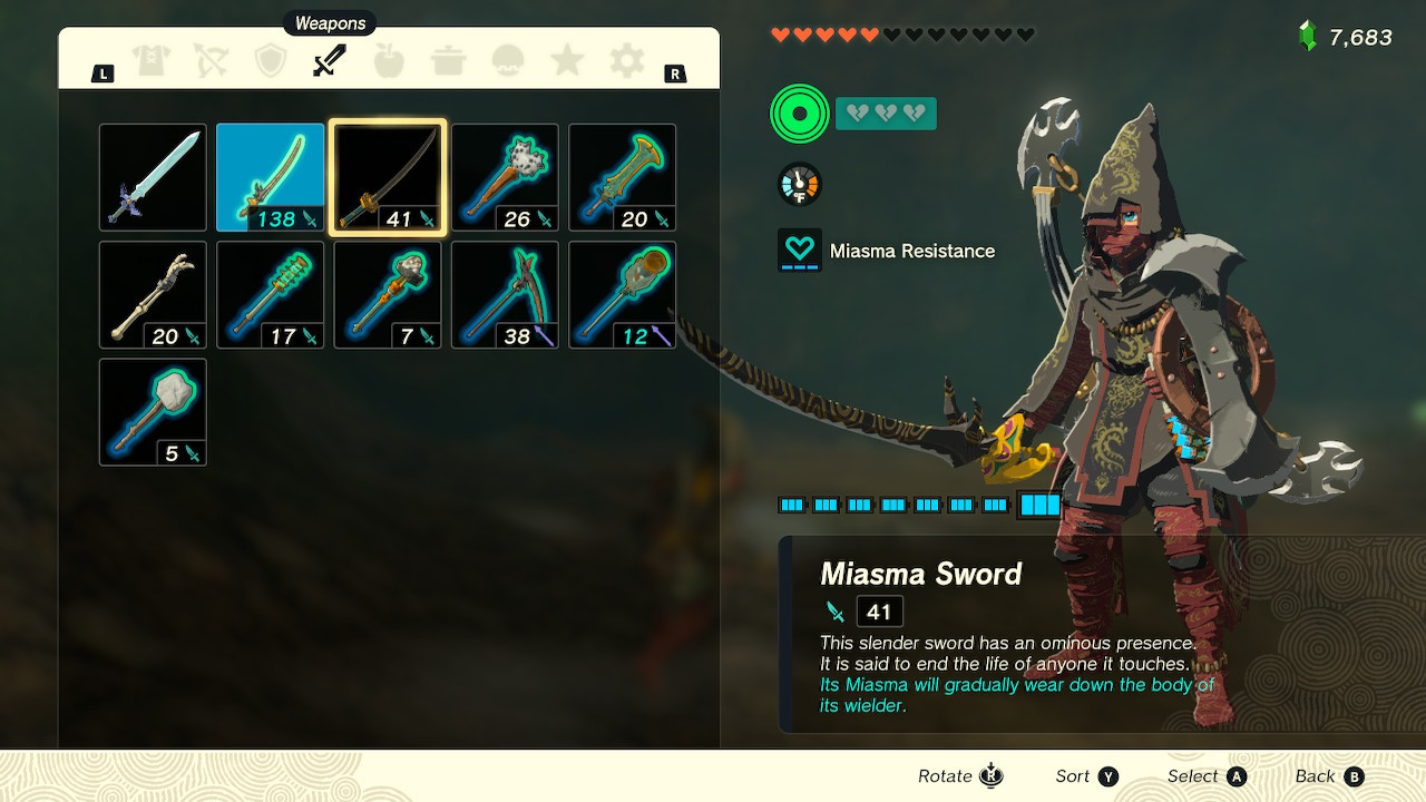 Gloom to Miasma (or Malice) Mod for The Legend of Zelda: Tears of the ...