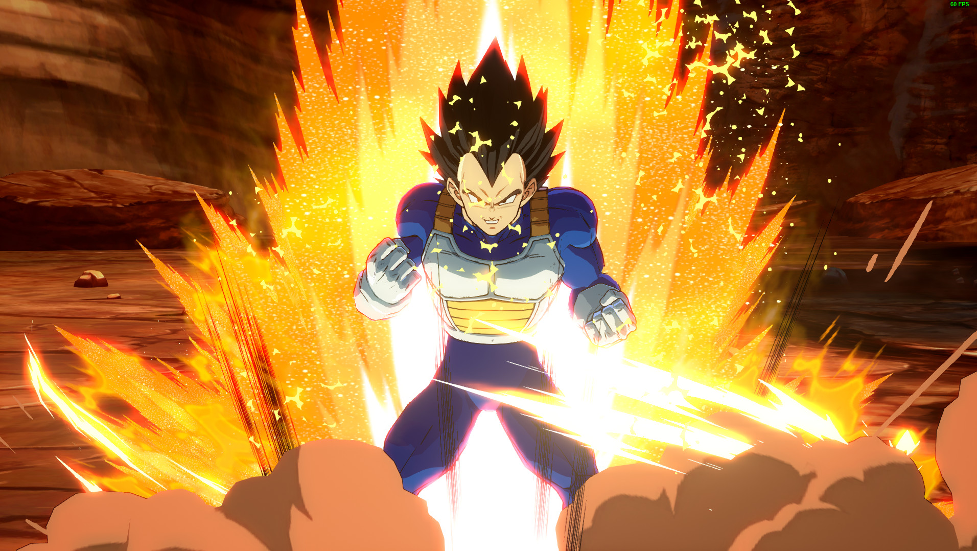 Black Base Hair on SSj Vegeta Mod for Dragon Ball FighterZ | DB:FZ Mods