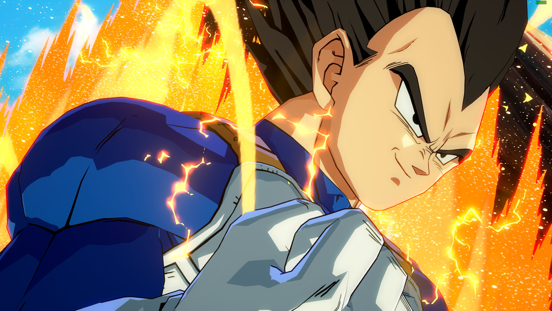 Black Base Hair on SSj Vegeta Mod for Dragon Ball FighterZ | DB:FZ Mods