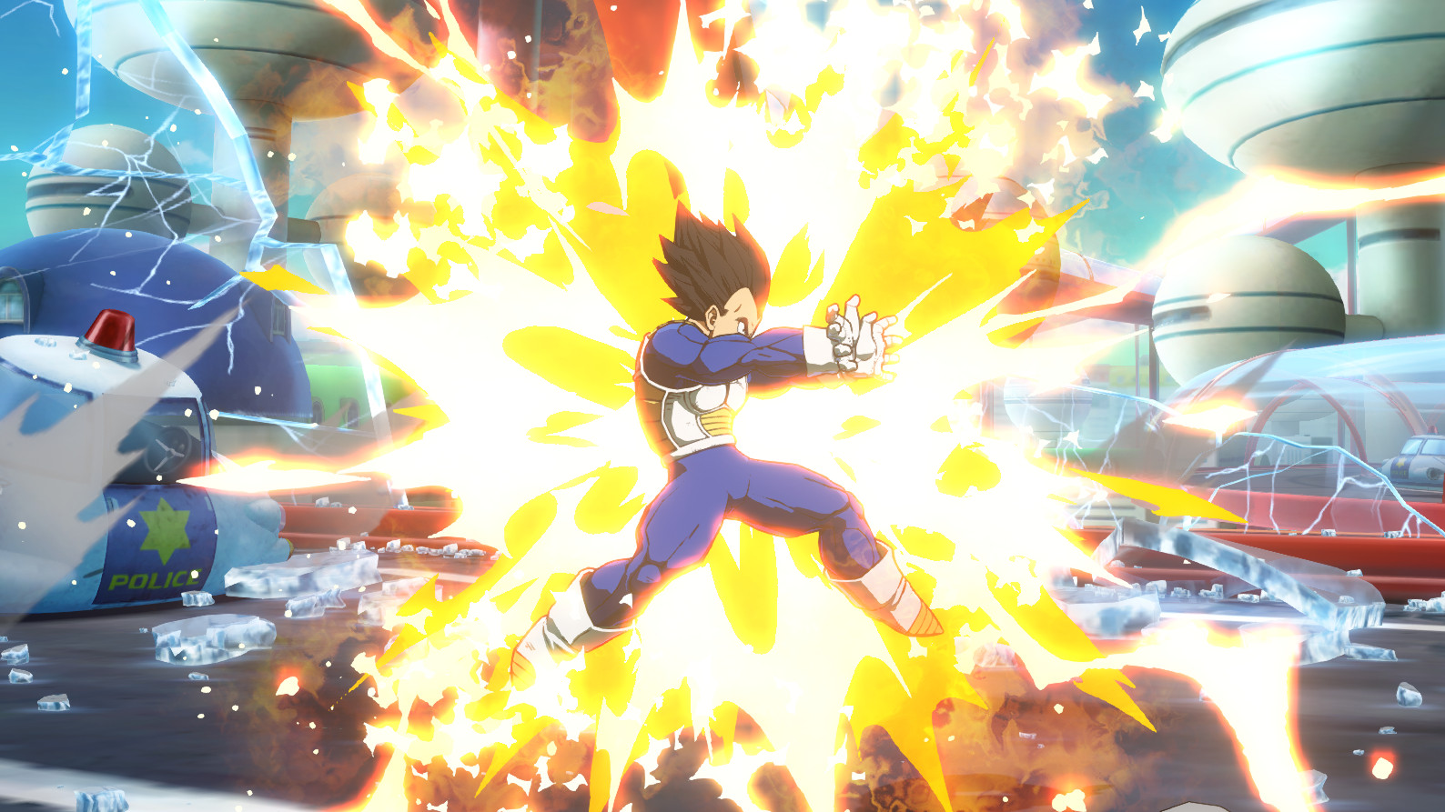 Black Base Hair on SSj Vegeta Mod for Dragon Ball FighterZ | DB:FZ Mods