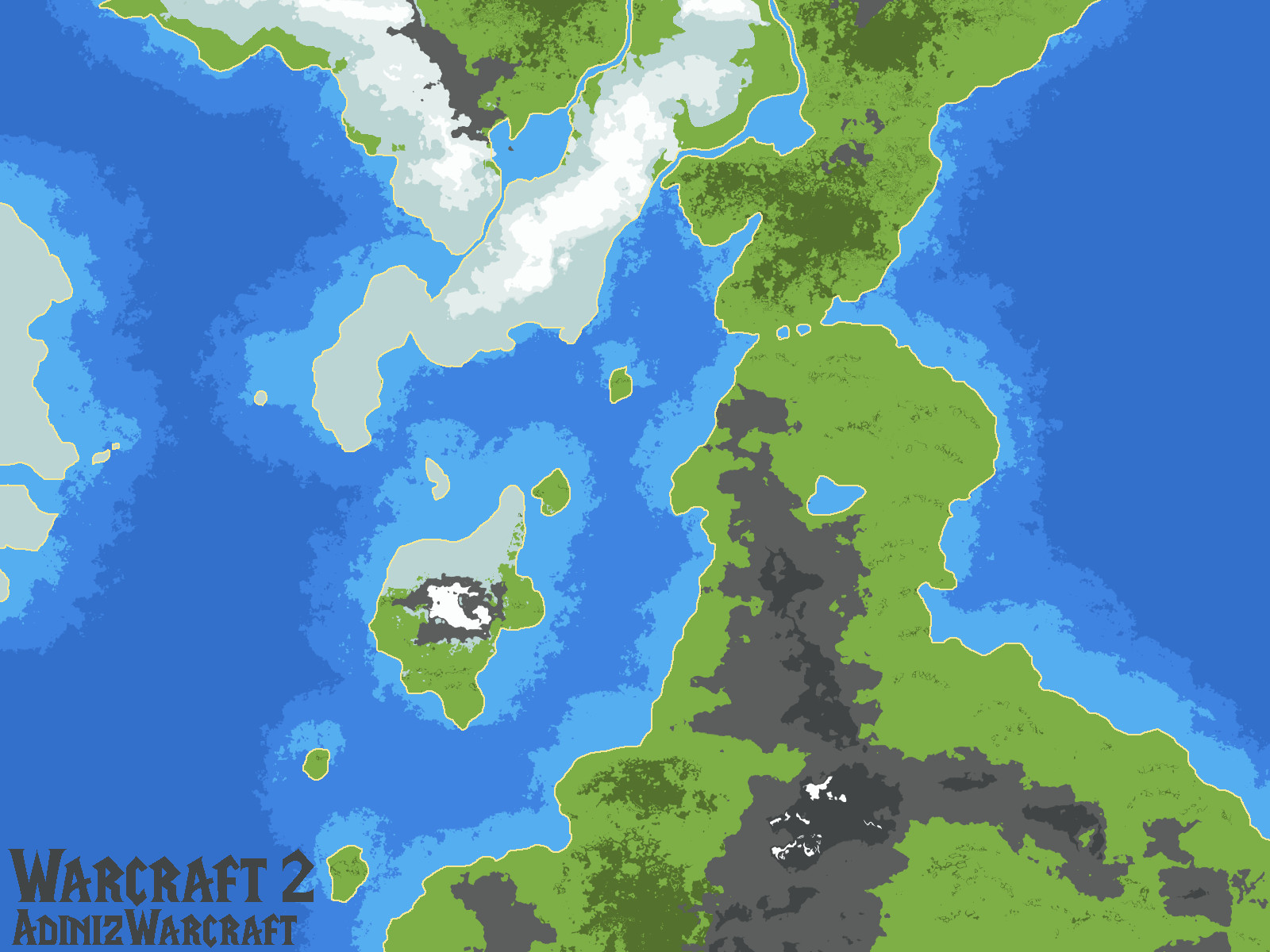 Warcraft Maps - A Map Pack Mod for WorldBox | WorldBox Mods