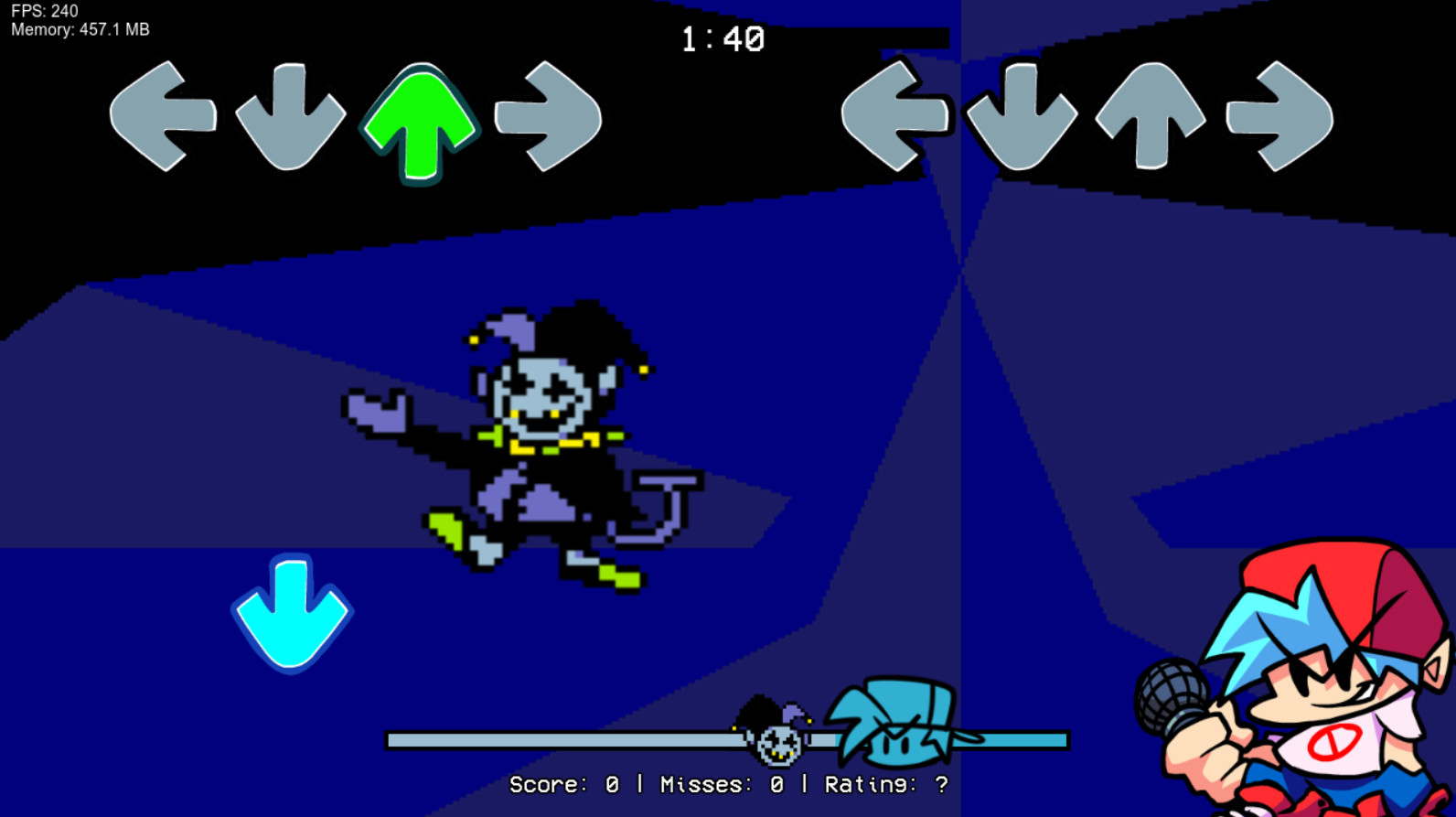 vs Jevil (UPDATE) Mod for Friday Night Funkin' | FNF Mods