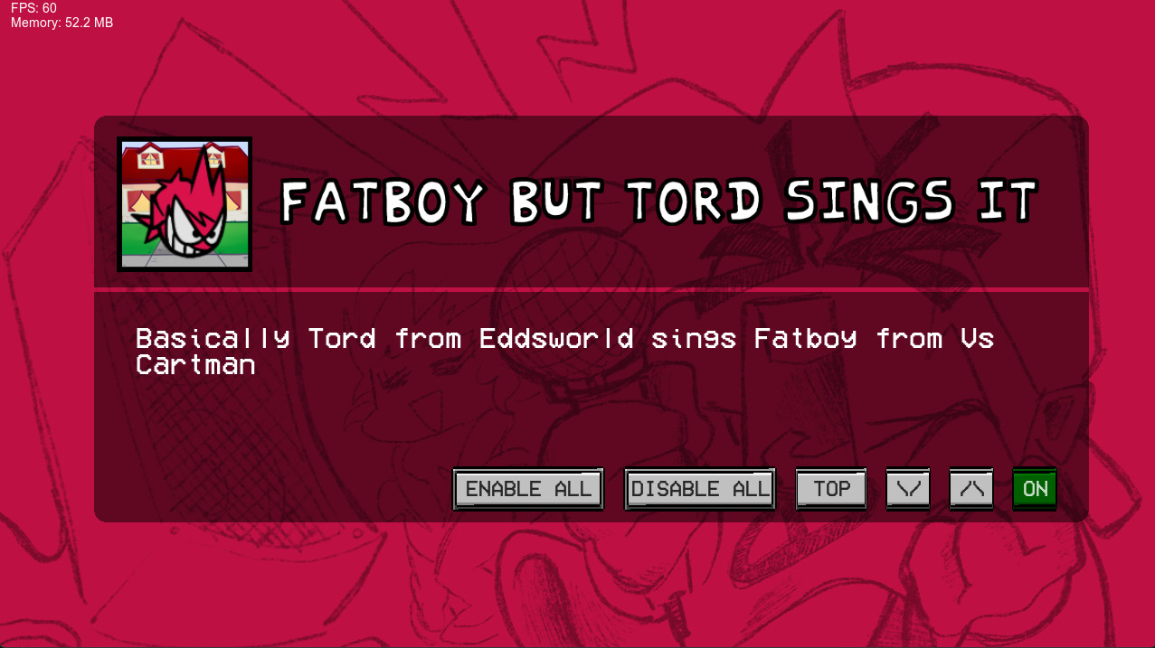 FNF: Fatboy but Tord sings + Fanmade Chart Mod for Friday Night Funkin ...