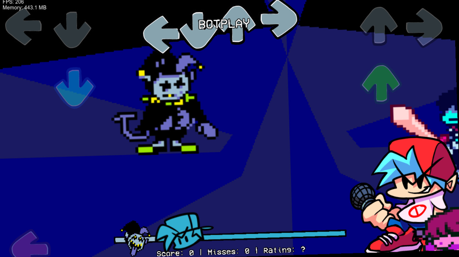 vs Jevil Mod for Friday Night Funkin' | FNF Mods