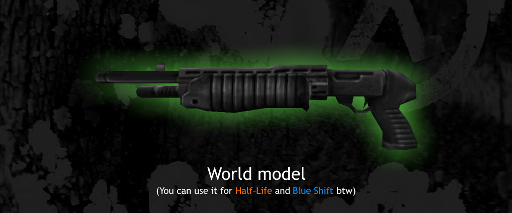 No-Stock SPAS-12 Mod for Half-Life: Opposing Force | HL:OF Mods