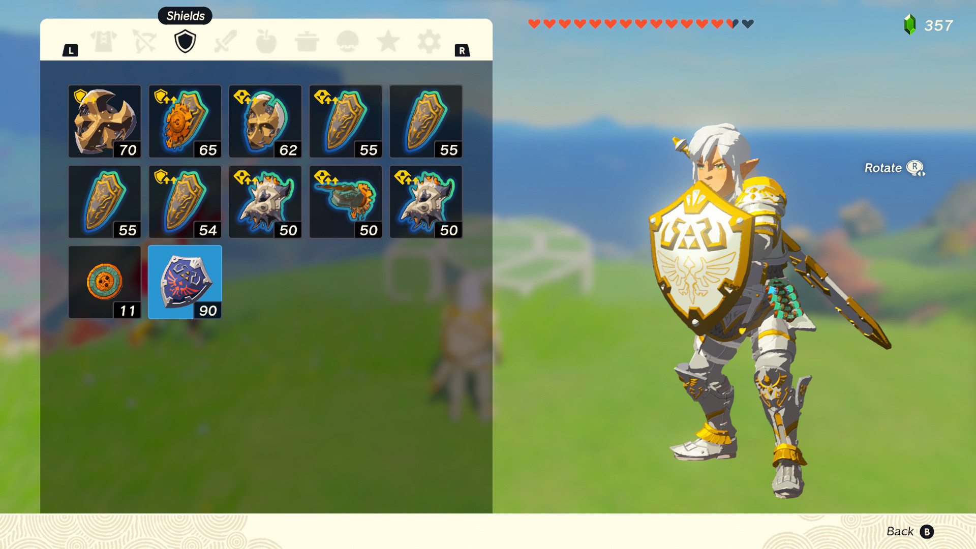 Celestial Hylian Shield Mod for The Legend of Zelda: Tears of the ...