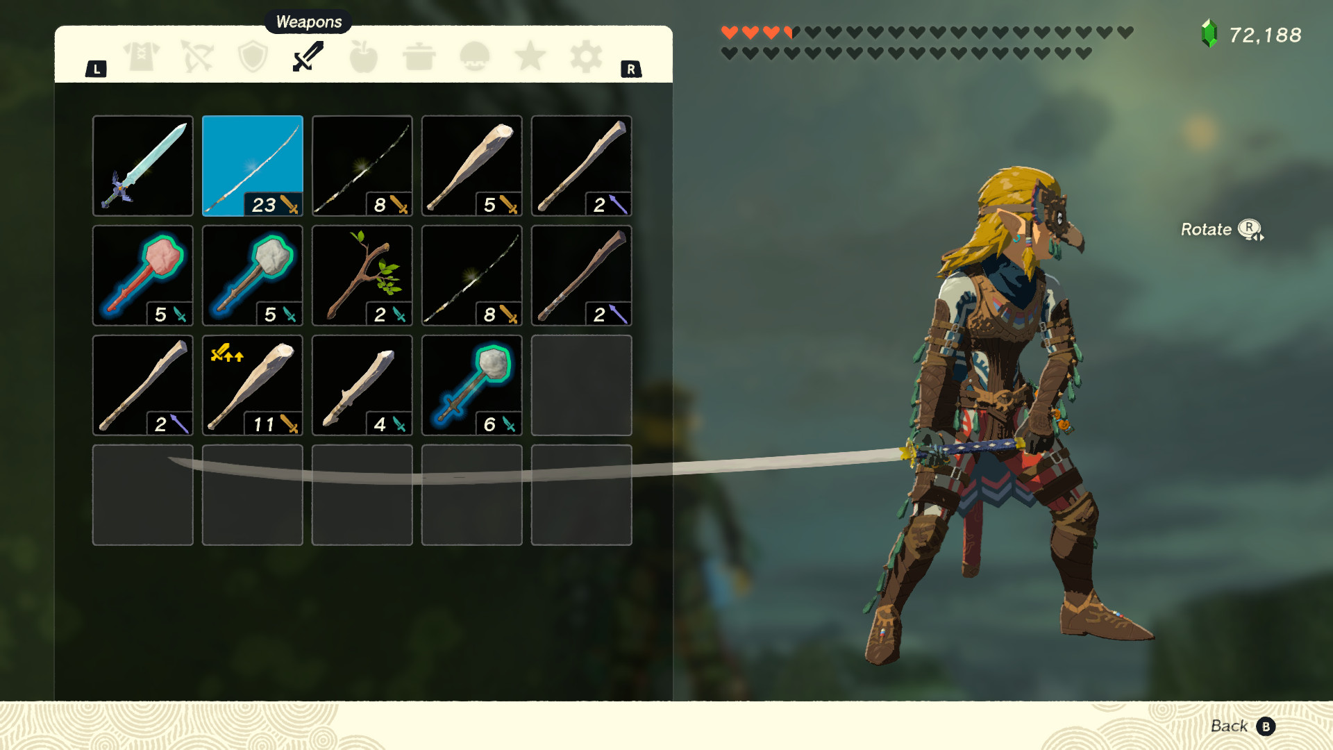 Eightfold Longerblade Mod for The Legend of Zelda: Tears of the Kingdom ...