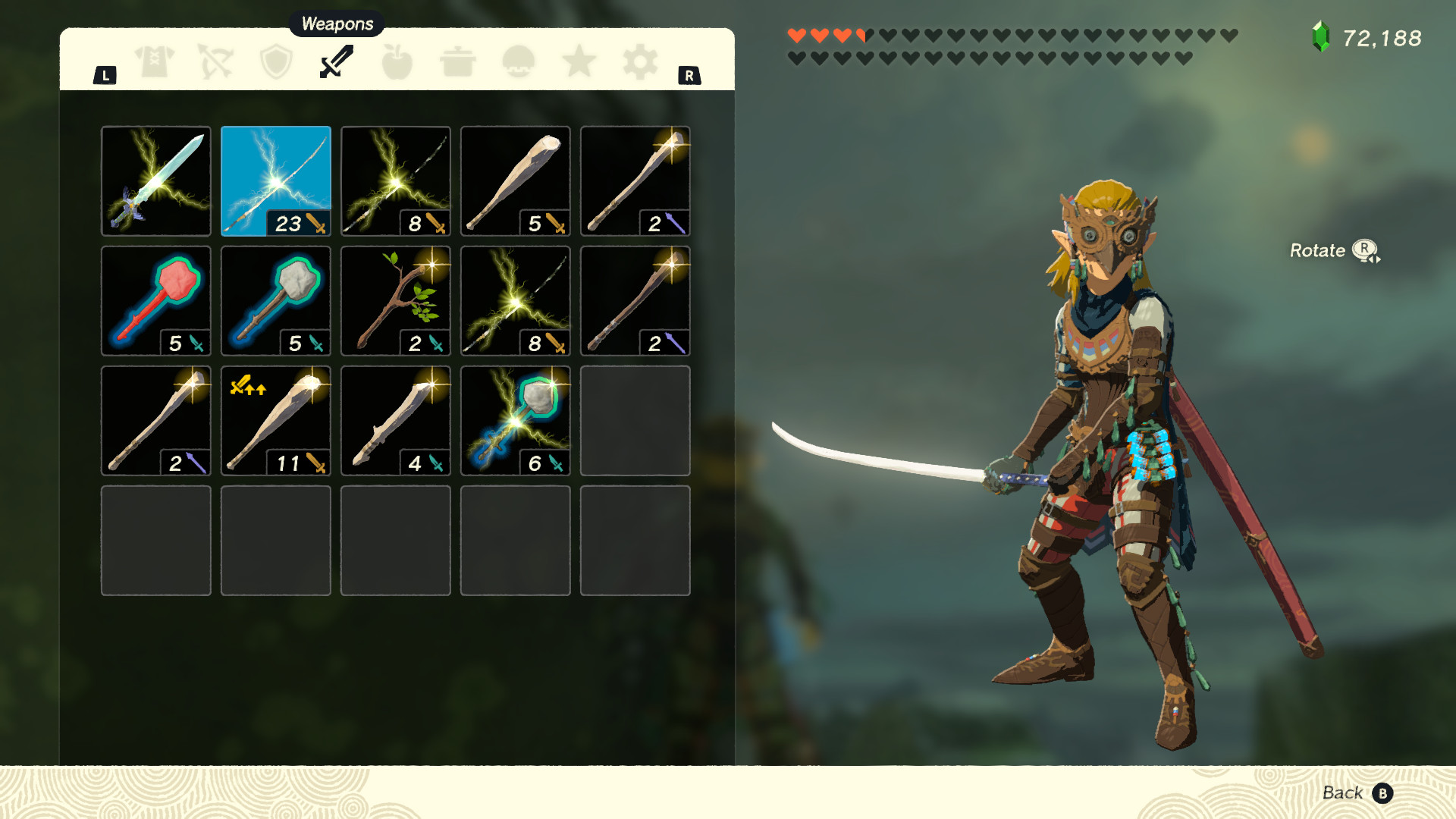 Eightfold Longerblade Mod for The Legend of Zelda: Tears of the Kingdom ...