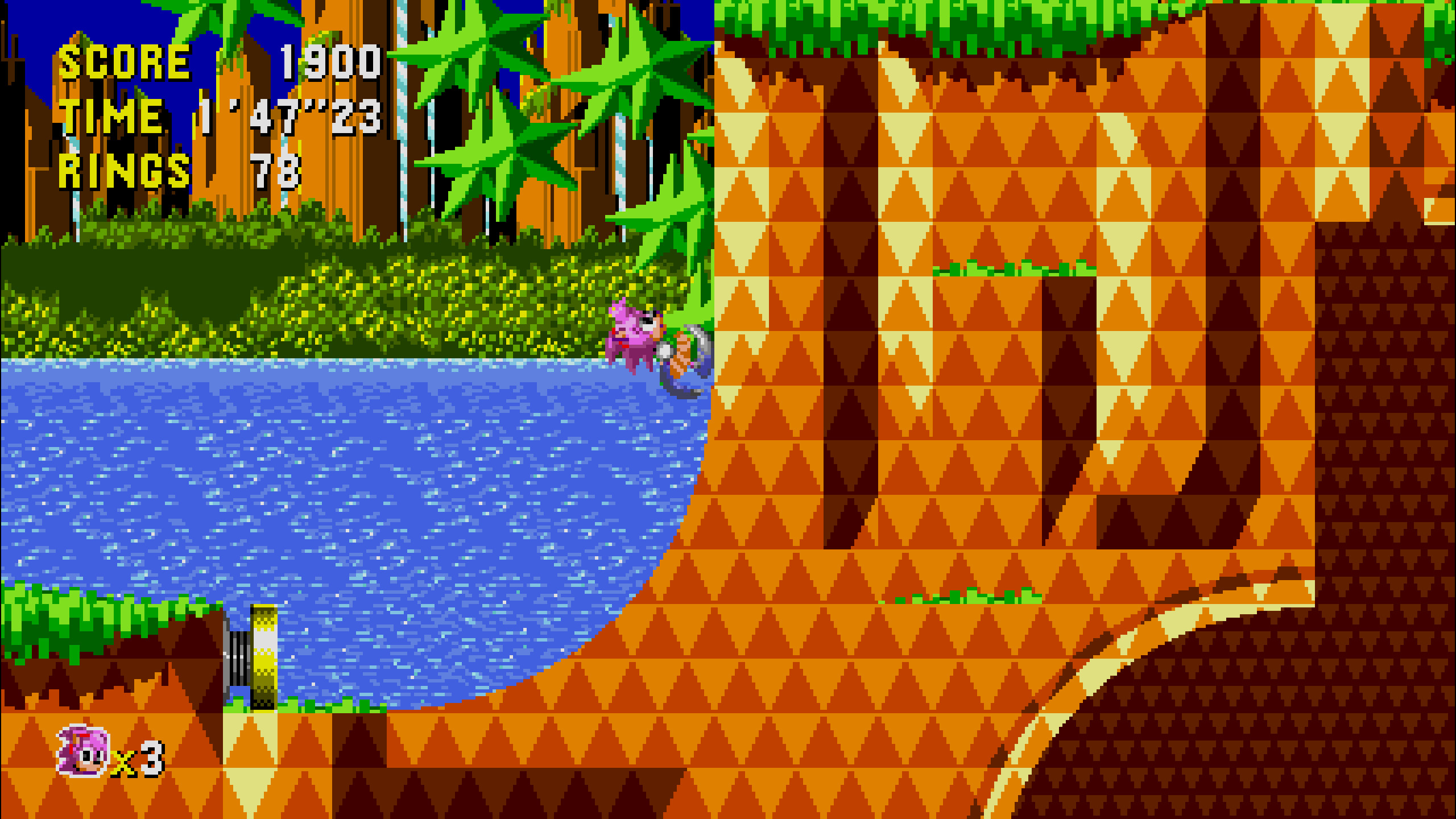Classic-Styled Amy Run (CD-R Add-on) Mod for Sonic CD (2011) | SCD Mods