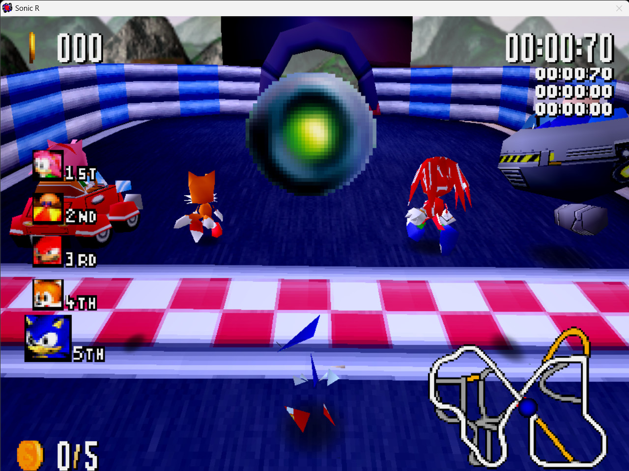 LOW POLY SONIC Mod for Sonic R | SR Mods
