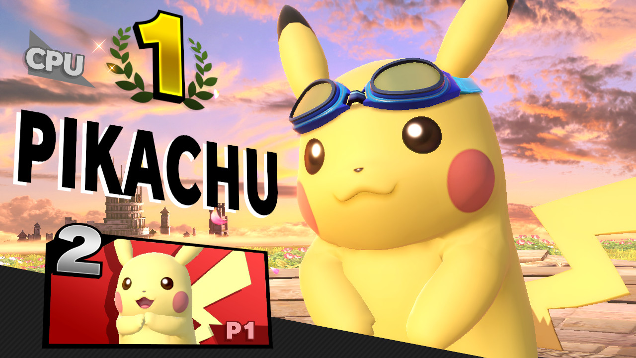 Swim Goggles Pikachu Mod for Super Smash Bros. Ultimate | SSBU Mods