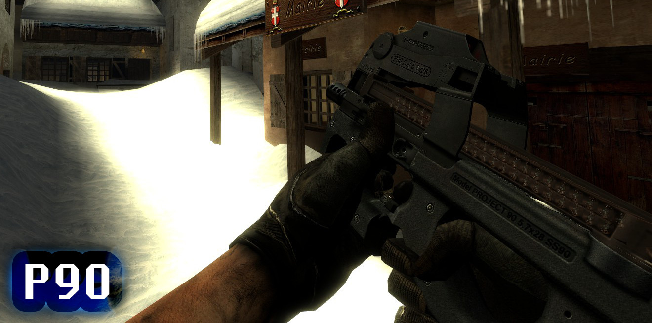 Short_Fuse P90 on CafeRev's anims Mod for Counter-Strike: Source | CS:S ...
