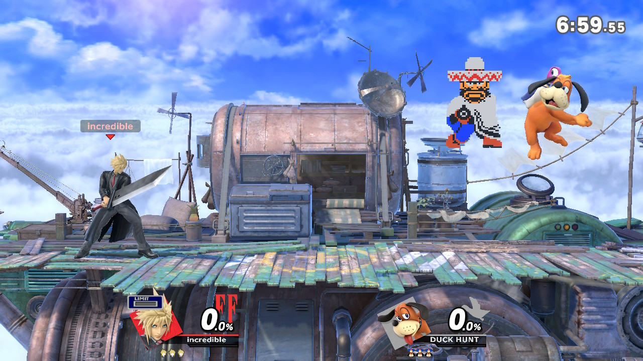 Tuxedo Cloud Mod for Super Smash Bros. Ultimate | SSBU Mods